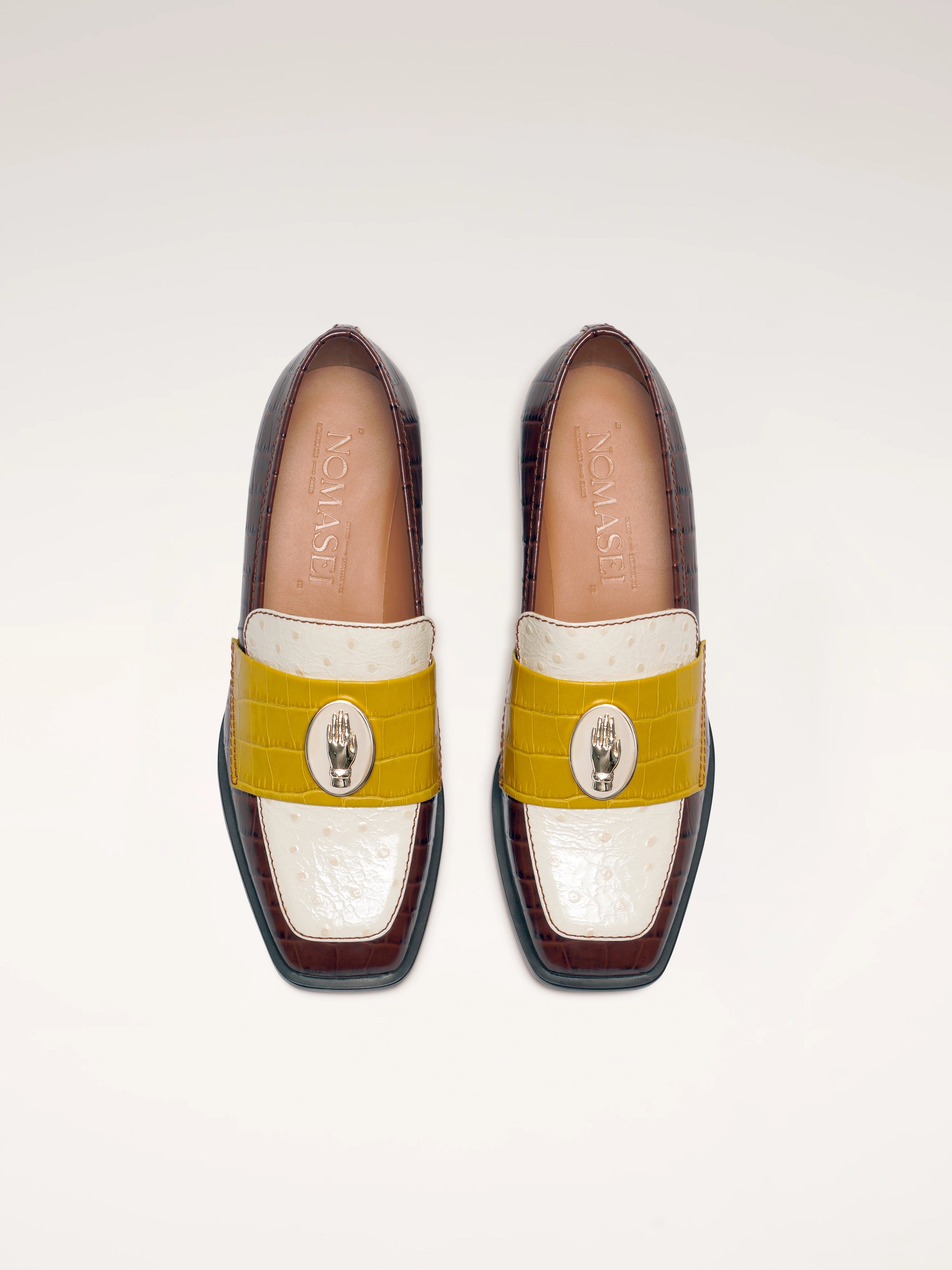 NONO - Loafers - Tricolor Chocolate - Mustard