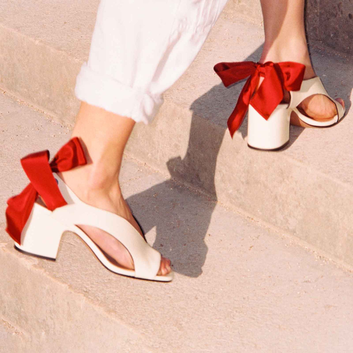 ADORA - Sandals - Pompeii White